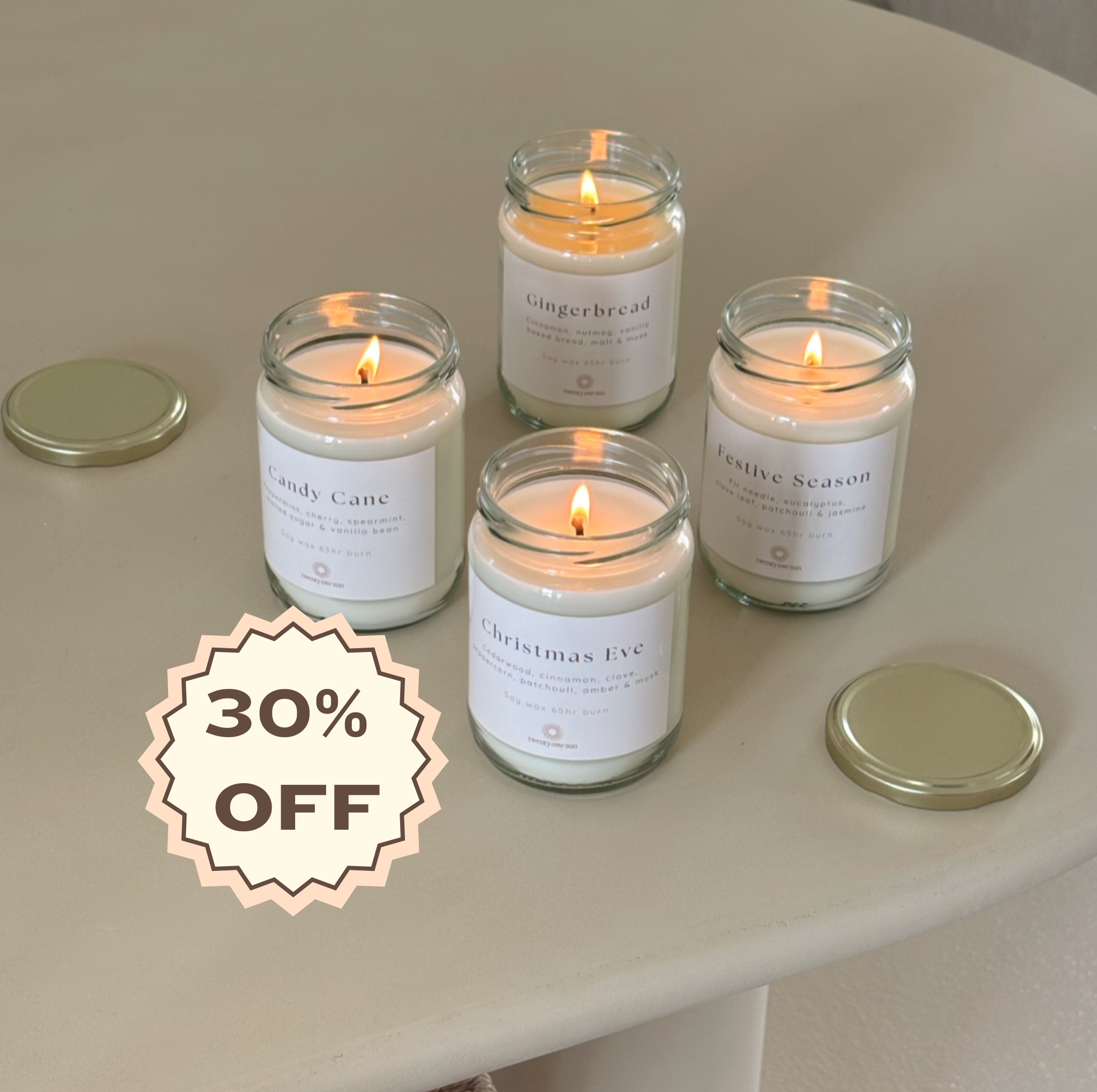 Christmas Candles – Twenty One Sun